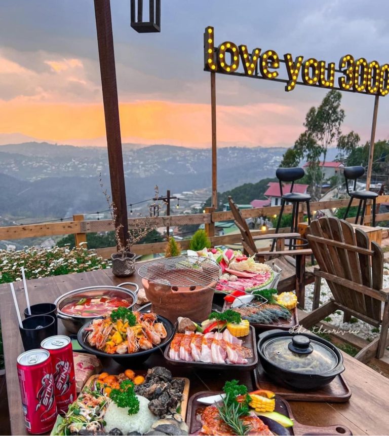 Quán nướng chill Đà Lạt - Hoàng hôn 3000 BBQ & More